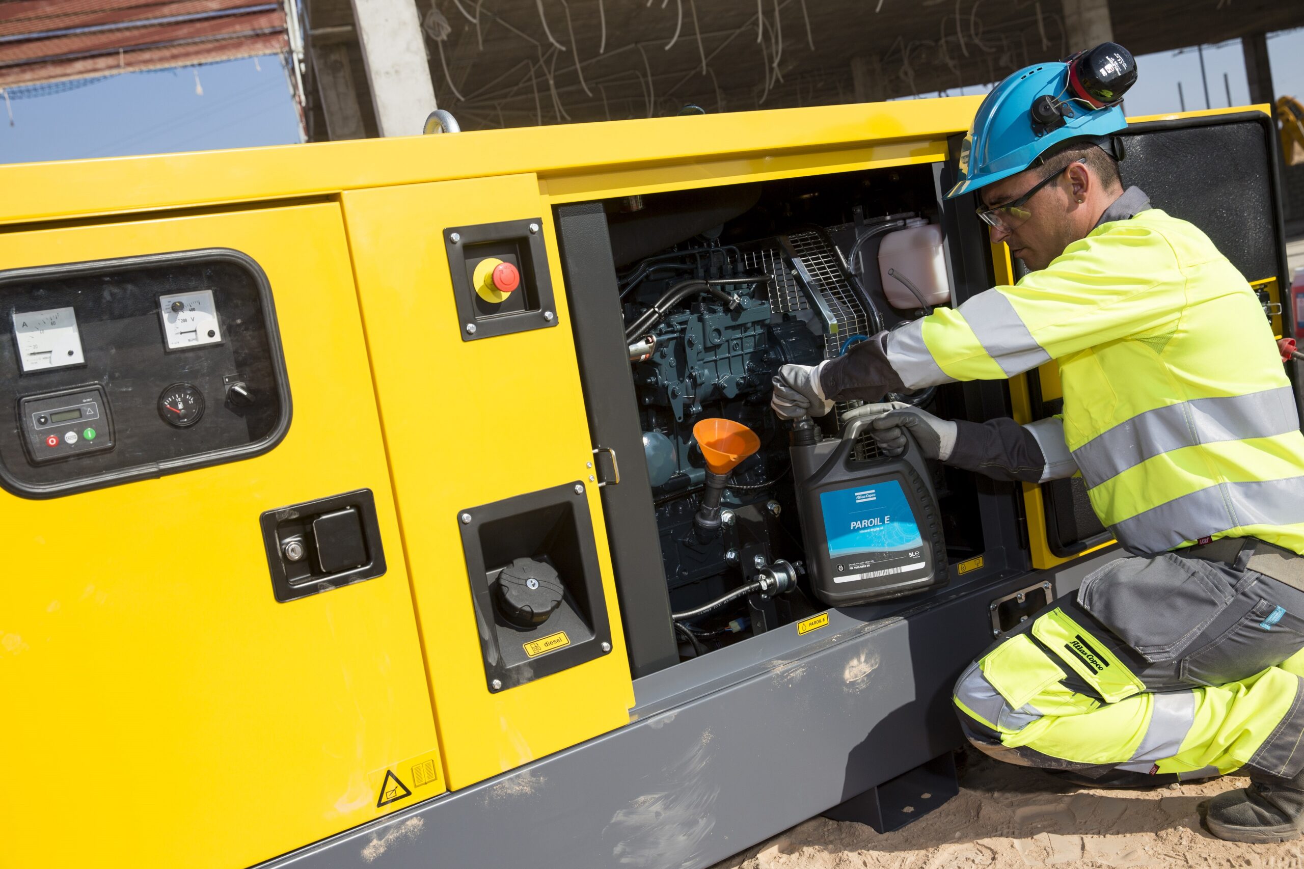 Atlas Copco’s professional OEM after-market service keeps portable generators in tip-top ...