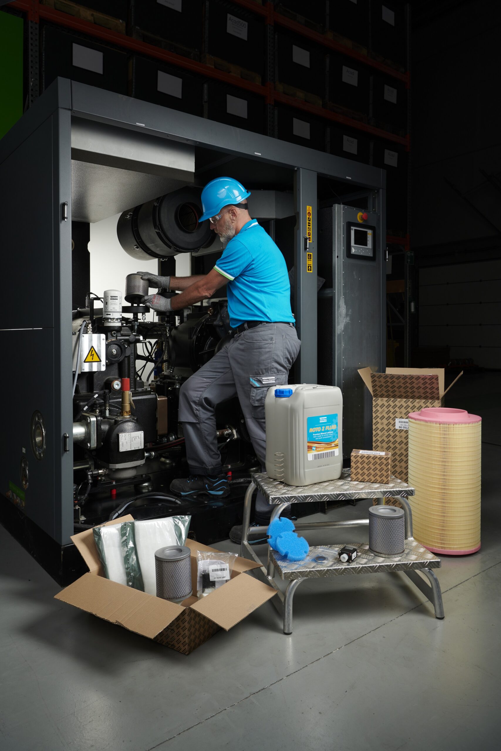 Seamless compressed air system management with Atlas Copco service ...